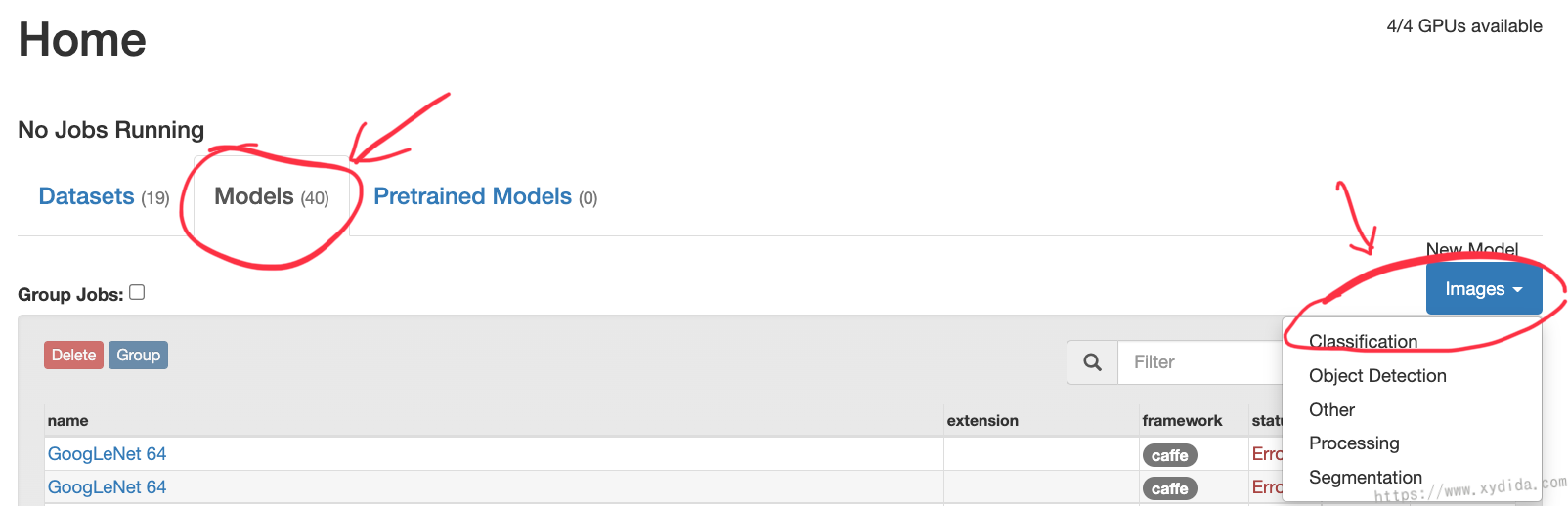 Training Model on Nvidia DIGITS | Hui Wang's Blog